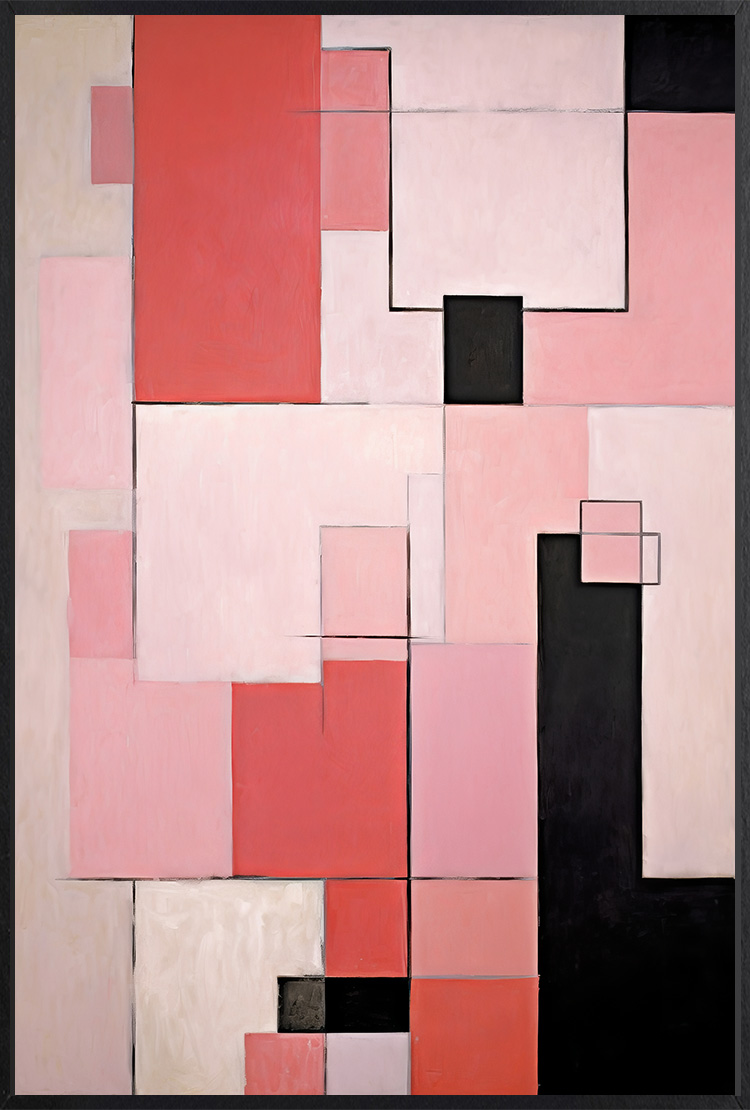 Pink Avant-Garde II - AI-Generated Art with Pink Tones - Zodiachroma